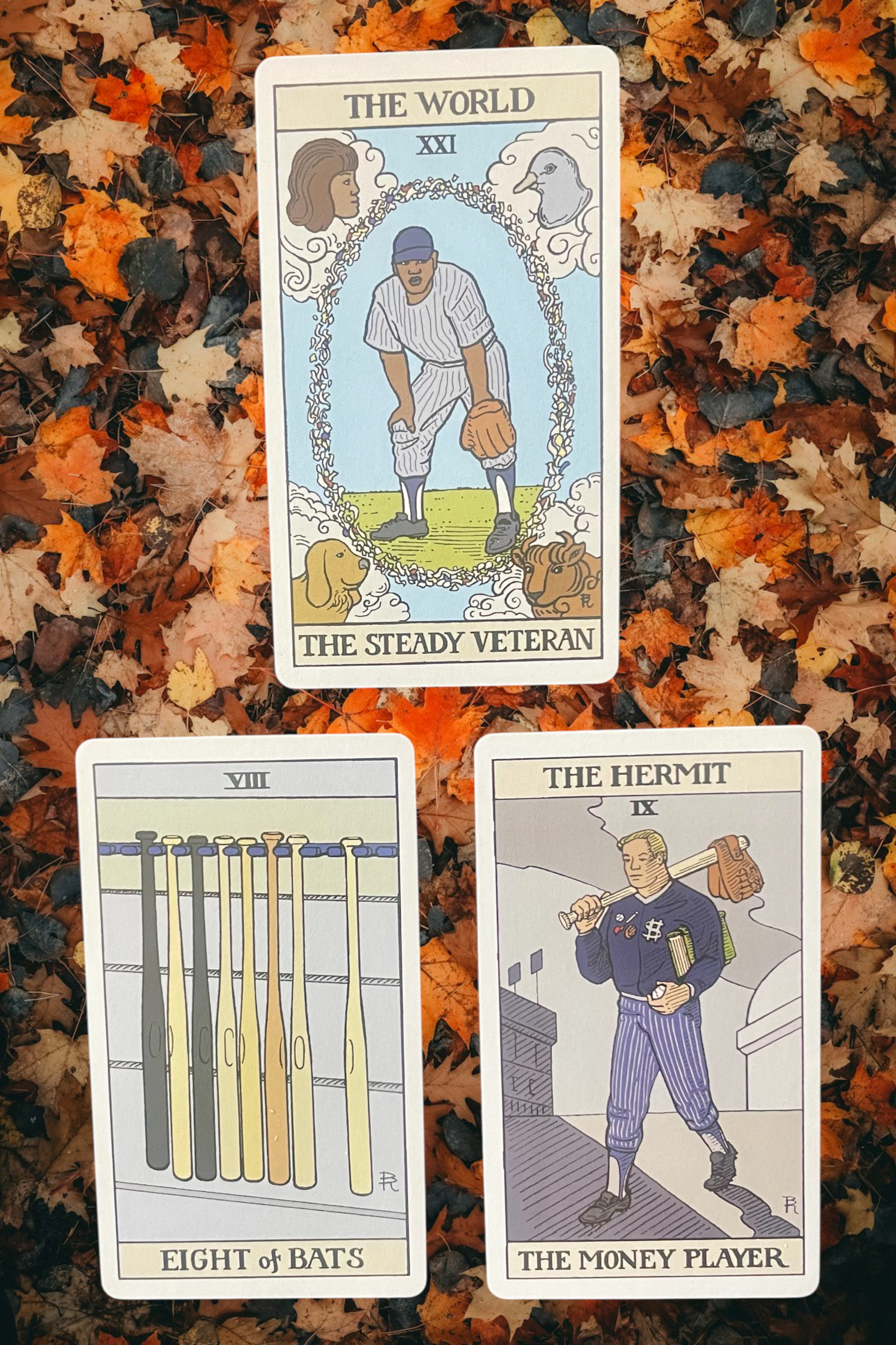 Your Fall 2025 Tarot Reading with Baseball Tarot – Healing Winds Emporium